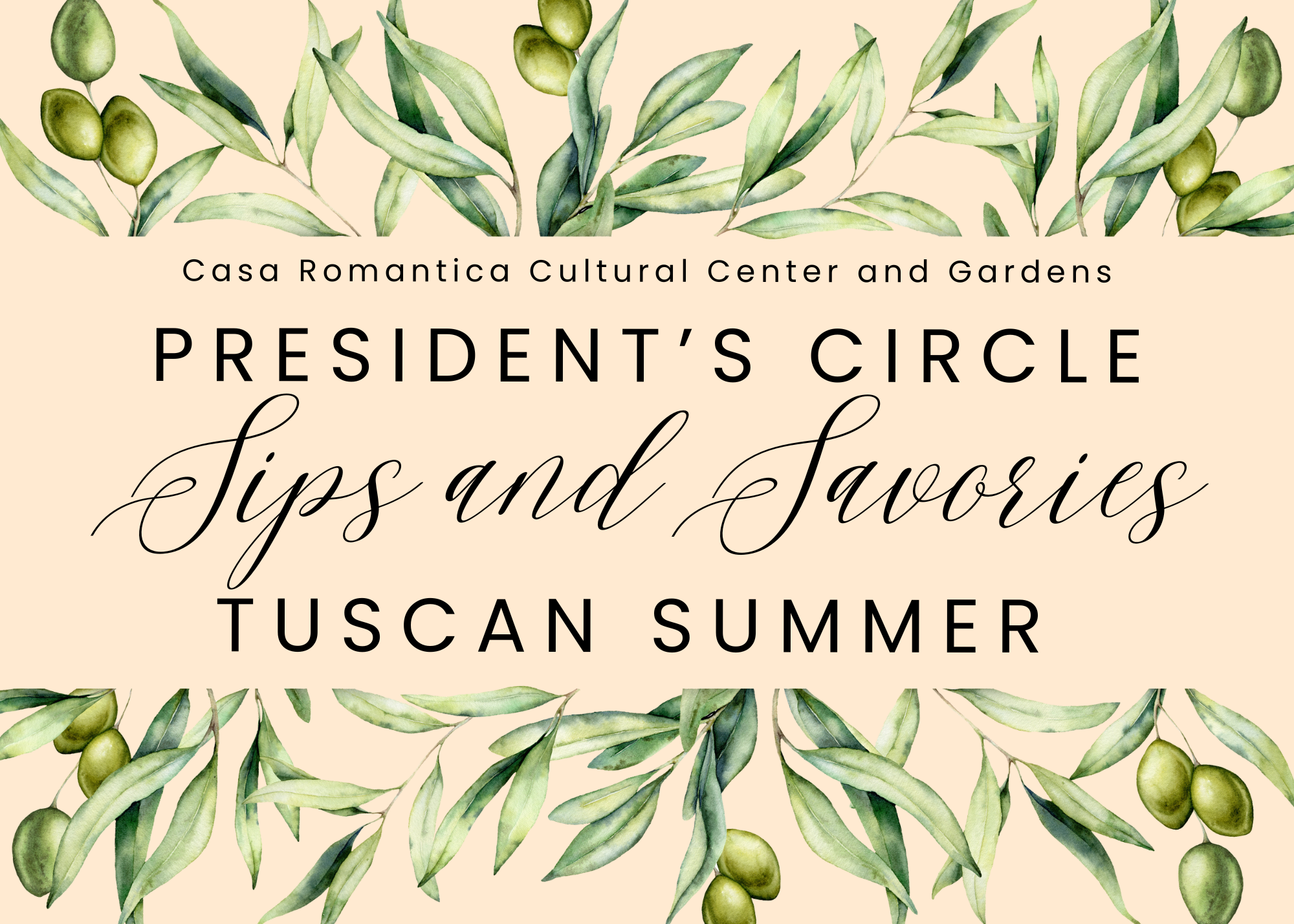 President's Circle - Casa Romantica Cultural Center and Gardens
